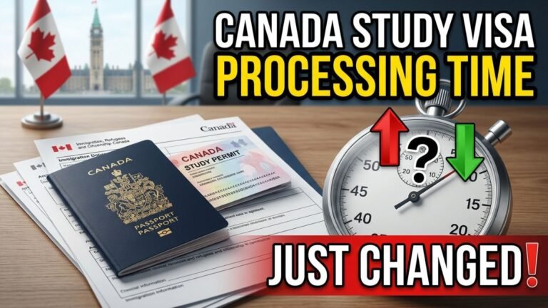 Canada Study Visa Processing Time Just Changed - Good Food Organization